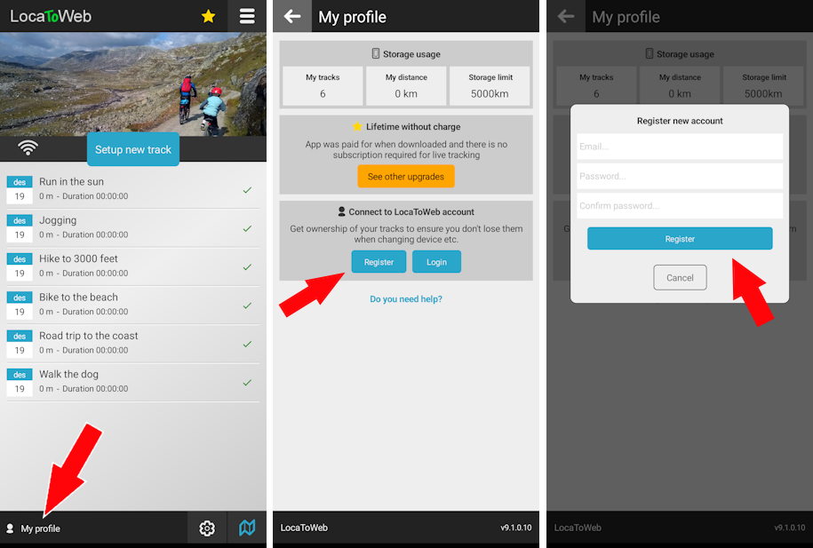 LocaToWeb - Iniciar sesión